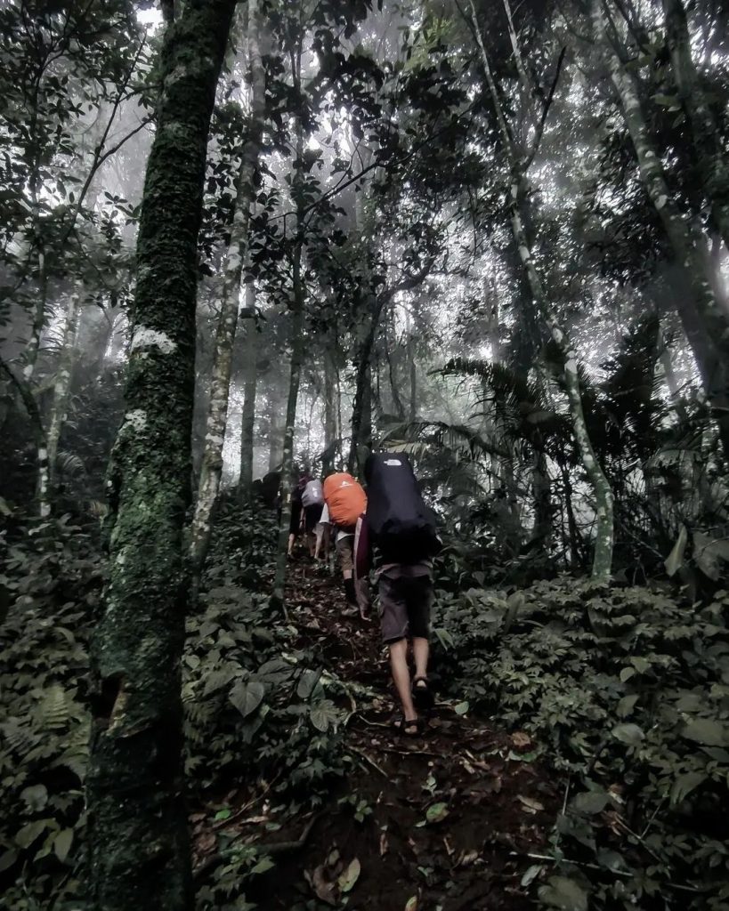 Bonus Pendakian di Bukit Hitam, Ada Air Terjun dan Kawah Aktif